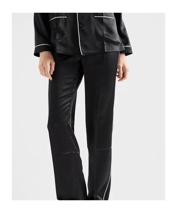 Prada Vintage-look Satin Pajamas