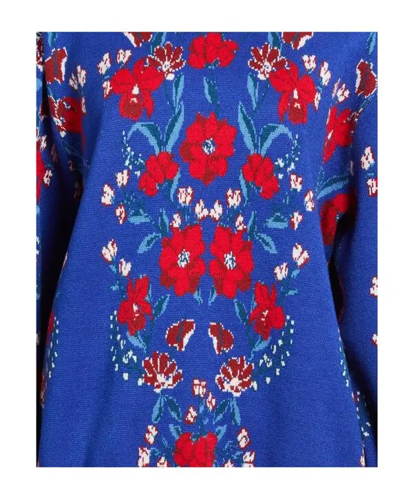 Farm Rio Floral-print Polo Neck