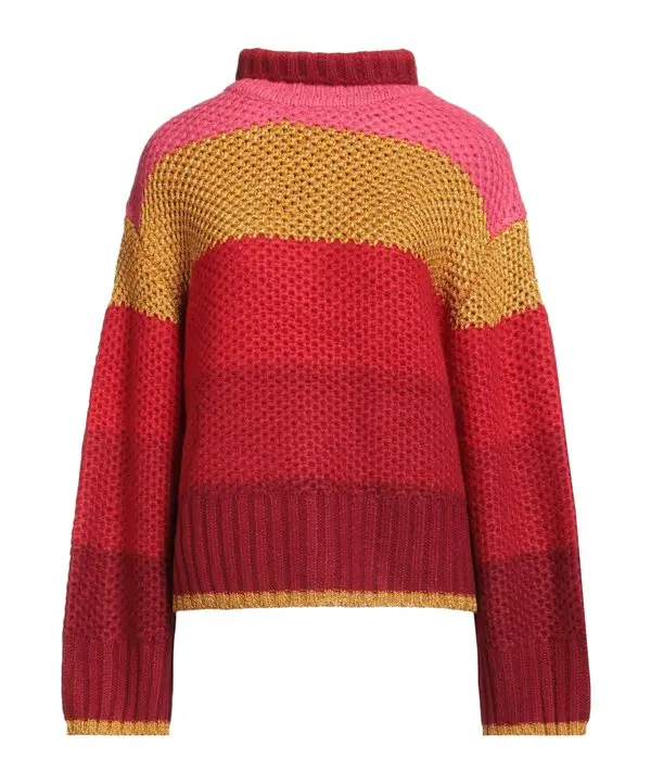 Farm Rio Striped Polo Neck