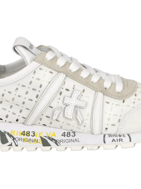 Premiata Logo Low-top Sneakers - White