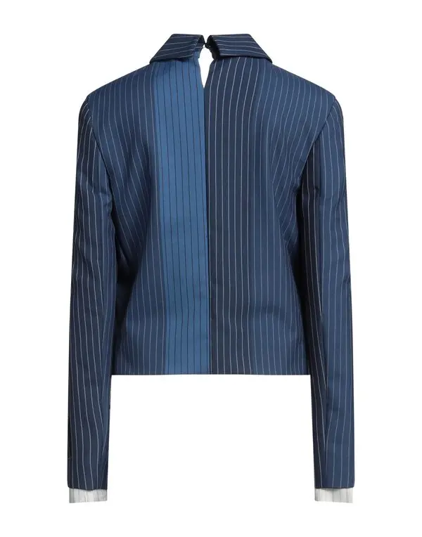 Marni Striped Cool Wool Long Sleeve Jacket