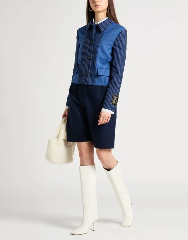 Marni Striped Cool Wool Long Sleeve Jacket