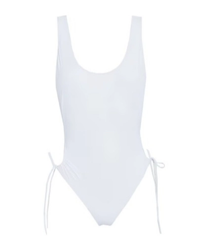 Isabel Marant Étoile One-piece Swimsuit With Side Ties - White