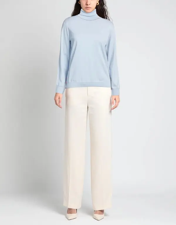 MAISON MARGIELA Solid Color Wool Turtleneck Knit Sweater