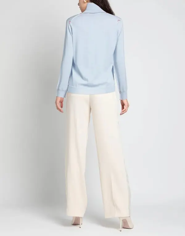 MAISON MARGIELA Solid Color Wool Turtleneck Knit Sweater