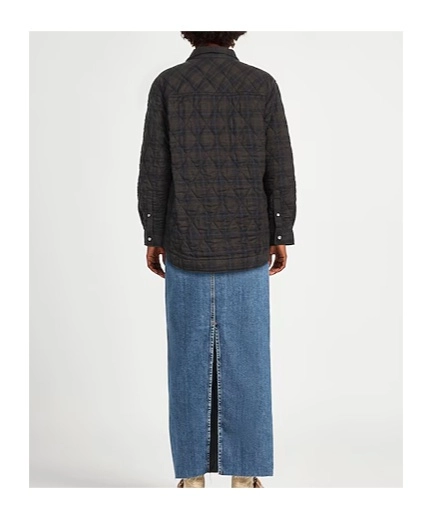Isabel Marant Étoile Checked Padded Overshirt
