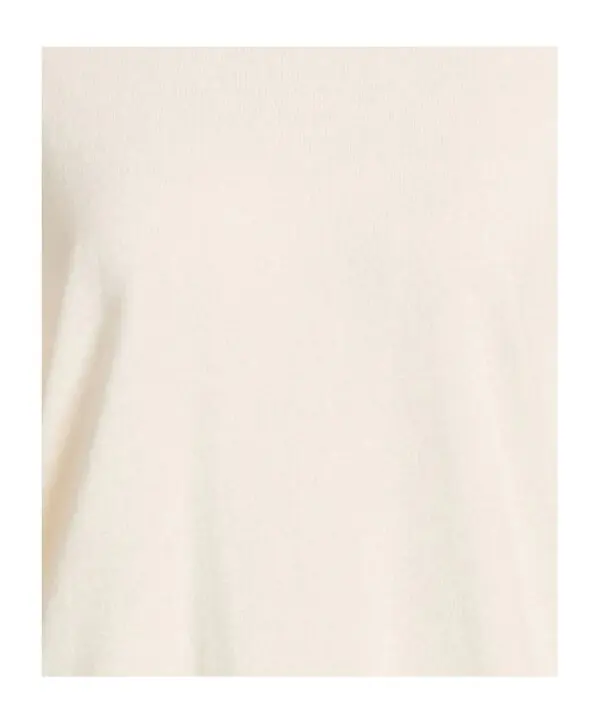 Burberry Solid Knit Turtleneck Long Sleeve Top