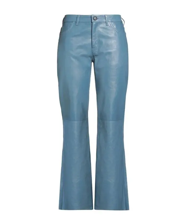 Marni Plain Colour Leather Trouser