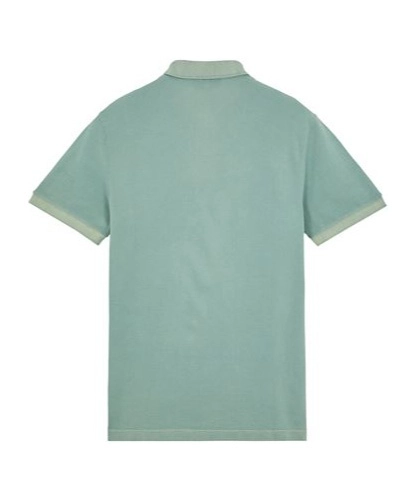 Stone Island Logo Patch Short-sleeved Polo Shirt