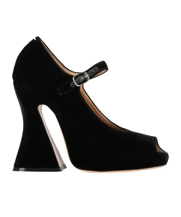 MAISON MARGIELA Velvet Mary Jane High Heels