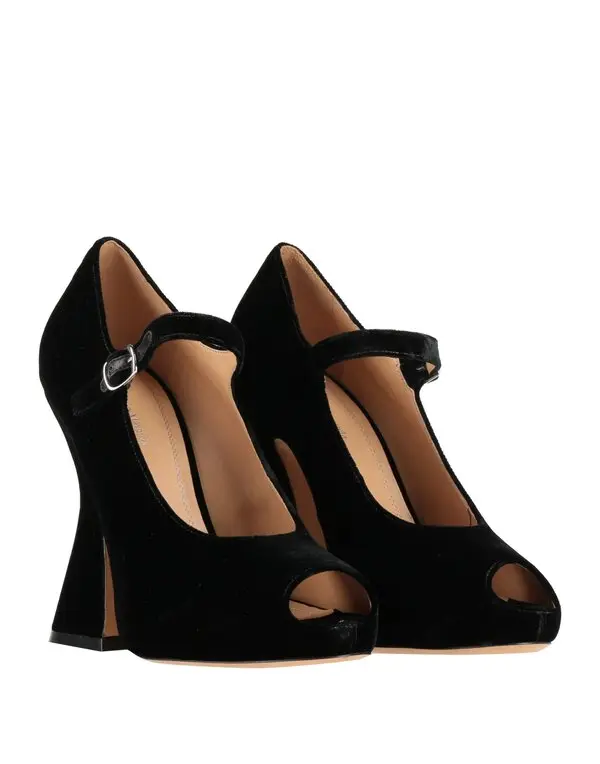 MAISON MARGIELA Velvet Mary Jane High Heels