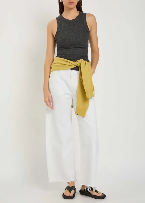 AGOLDE Frayed Barrel-leg Jeans
