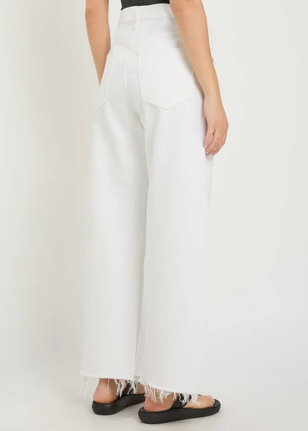 AGOLDE Frayed Barrel-leg Jeans
