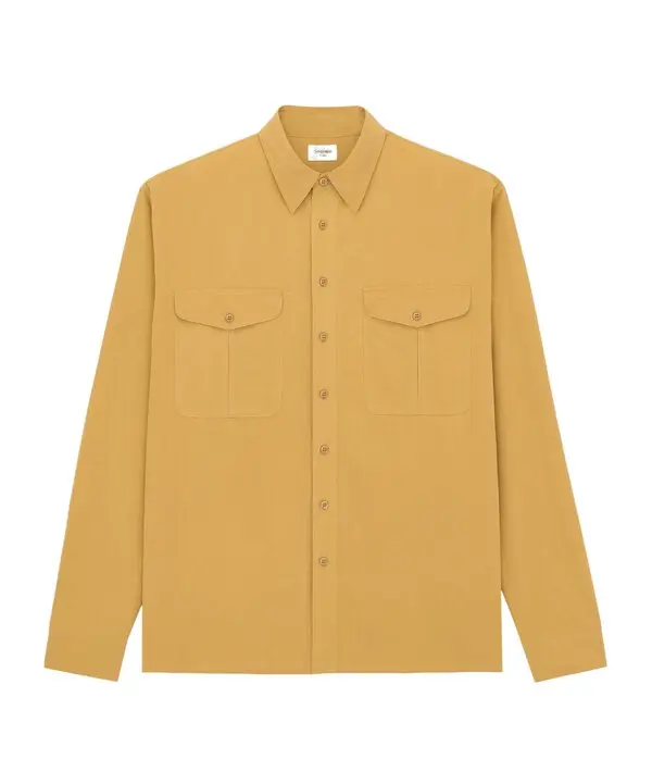 Saint Laurent Shirt In Cotton Poplin