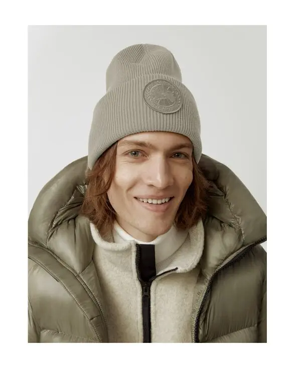 Canada Goose Logo Patch Beanie