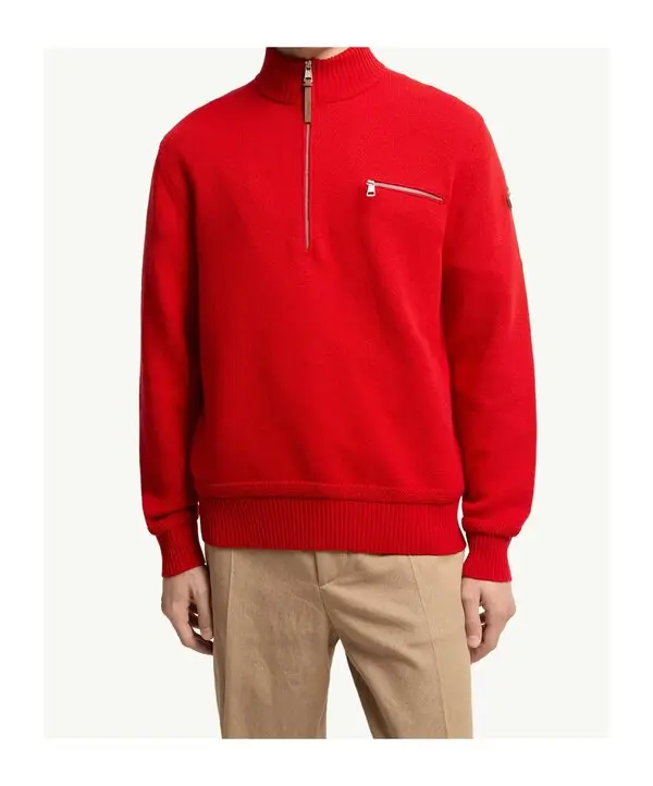 Moncler Wool Cashmere Blend Turtleneck Sweater