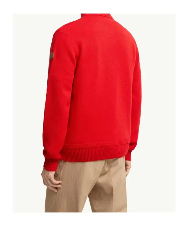 Moncler Wool Cashmere Blend Turtleneck Sweater