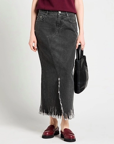 Marni Solid-color Denim Pencil Skirt