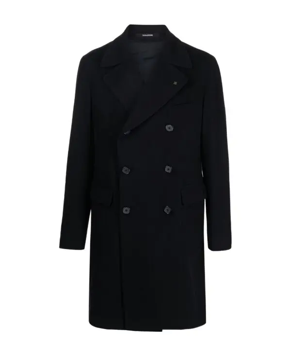 Tagliatore Double-breasted Flap Pocket Coat