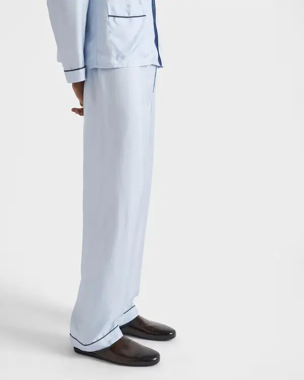 Prada Silk Twill Pajamas