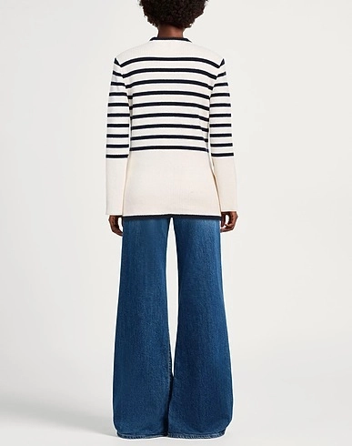 Rag & Bone Striped Knitted Sweater With Pockets