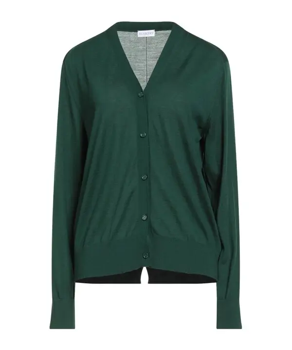 Burberry Long Sleeve V-neck Button-down Cardigan