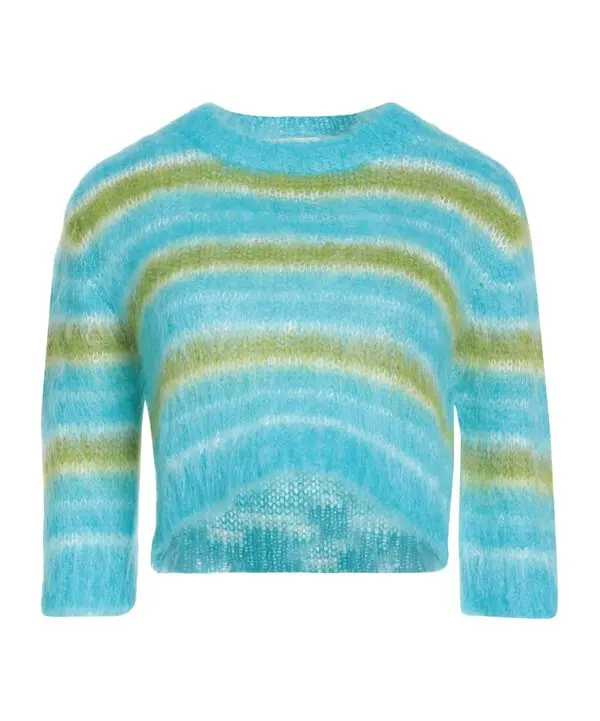Marni Striped Intarsia-knit Jumper