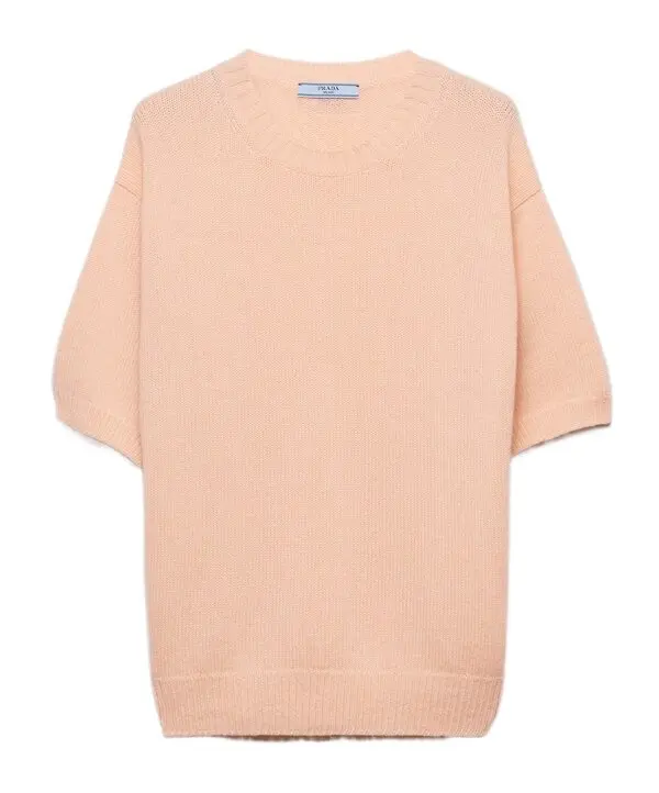 Prada Wool And Cashmere Crew-neck Sweater