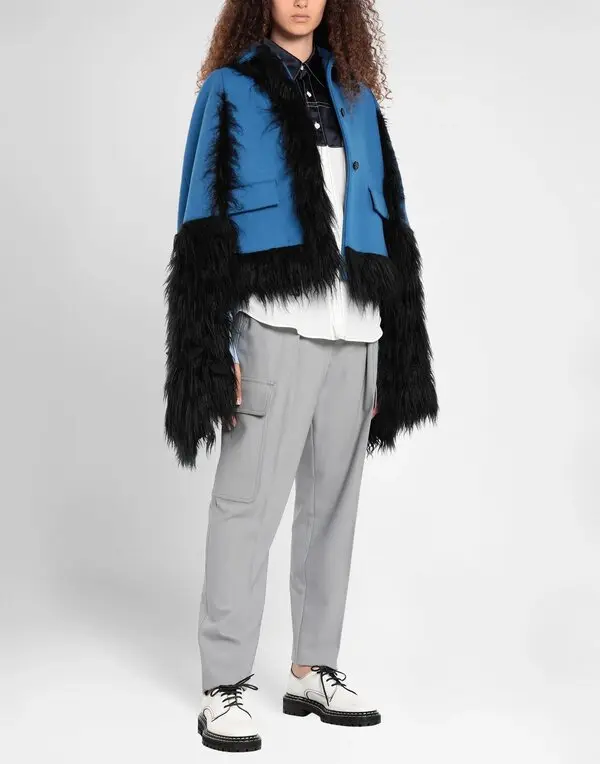 MAISON MARGIELA Two-tone Wool Sleeveless Coat