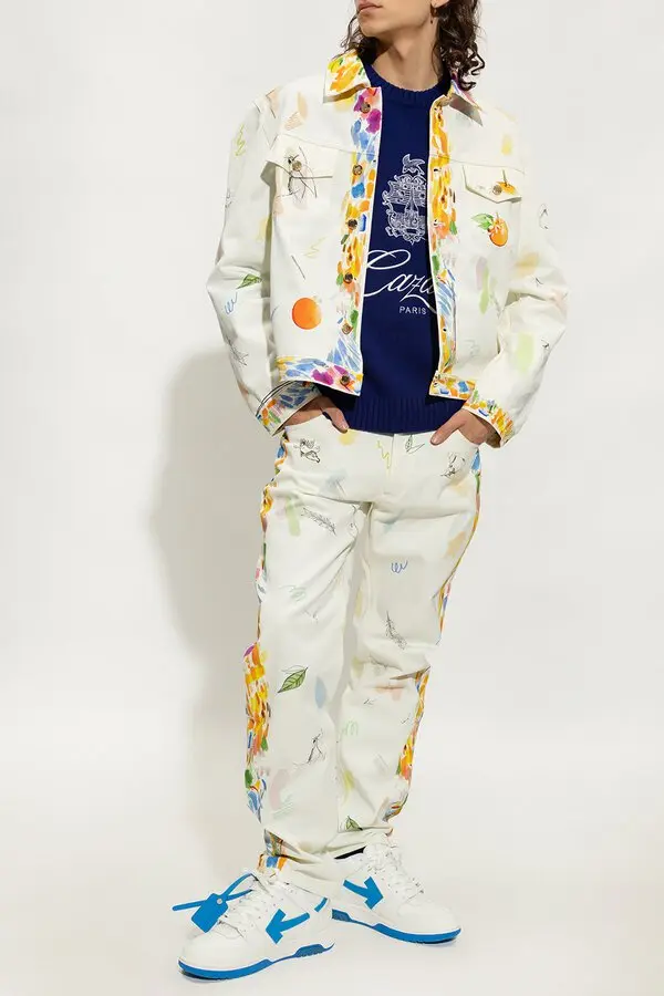 Casablanca Printed Denim Jacket