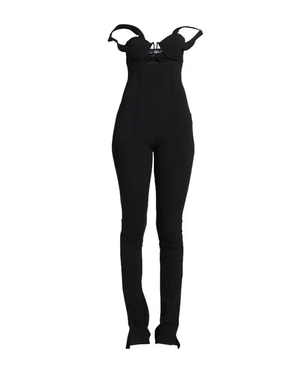 Jacquemus Sleeveless Jumpsuit With Zipper Closure And Cutout Detail