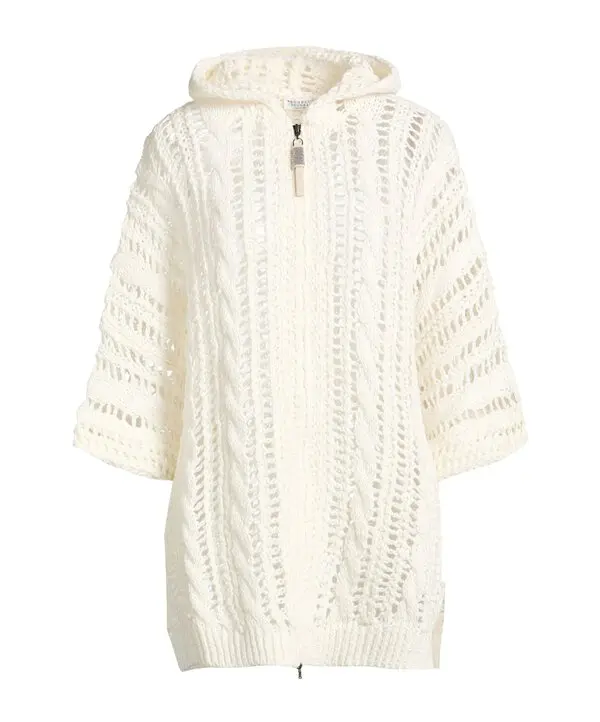 Brunello Cucinelli Crochet-knit Zip-up Jumper