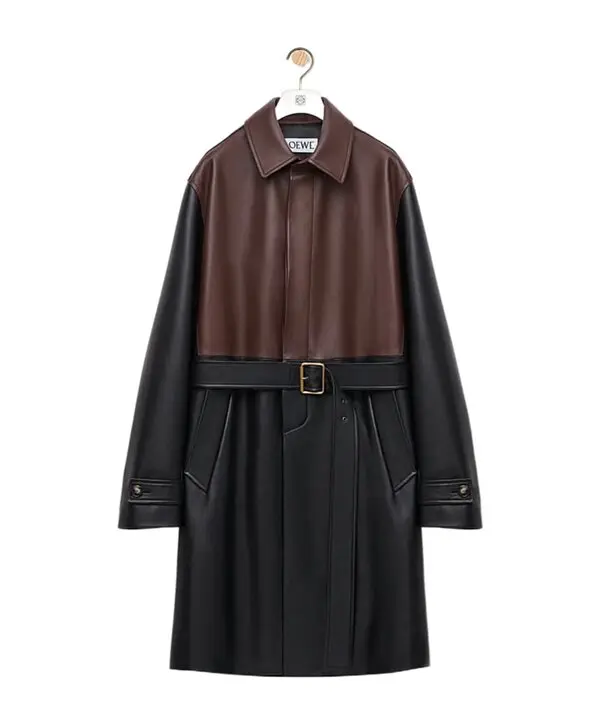 Loewe Napa Lambskin Belted Coat