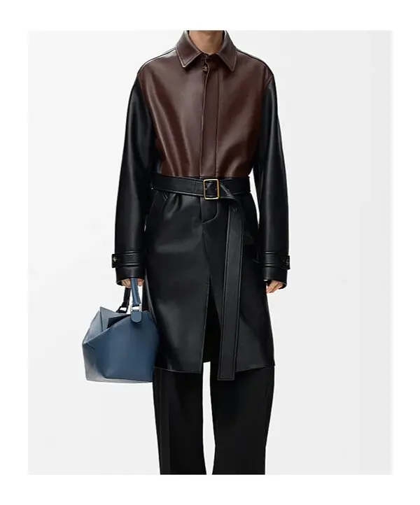 Loewe Napa Lambskin Belted Coat