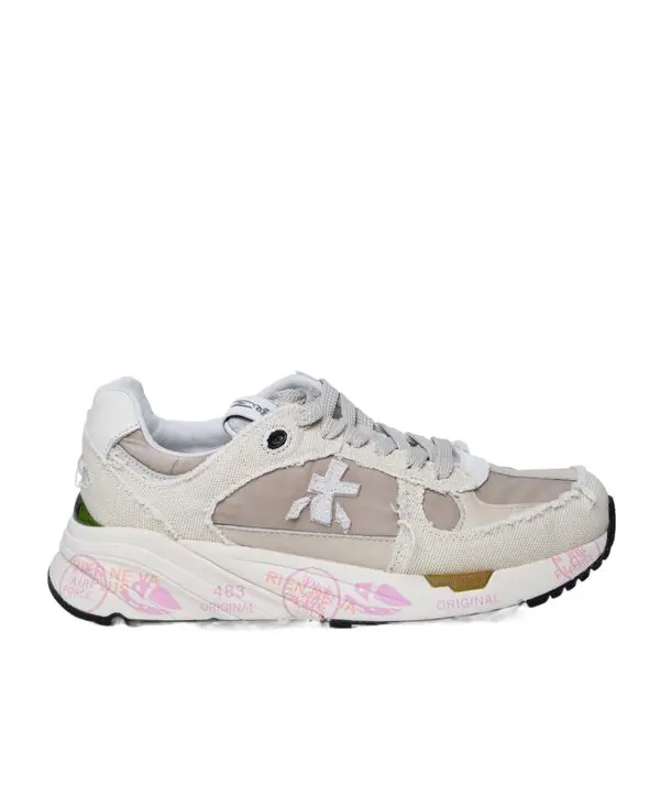 Premiata Logo Logo Low-top Casual Shoes