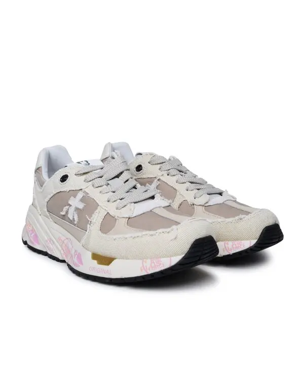 Premiata Logo Logo Low-top Casual Shoes