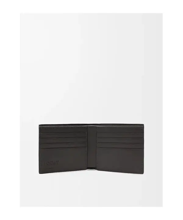 Loewe Bifold Wallet In Textured Classic Calfskin