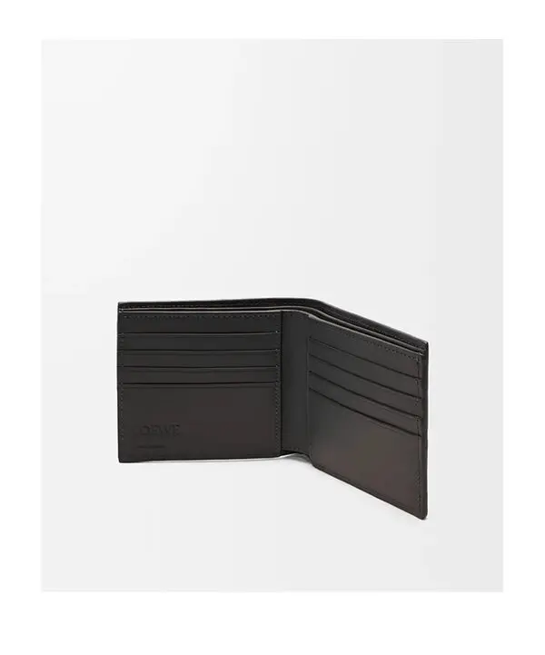 Loewe Bifold Wallet In Textured Classic Calfskin