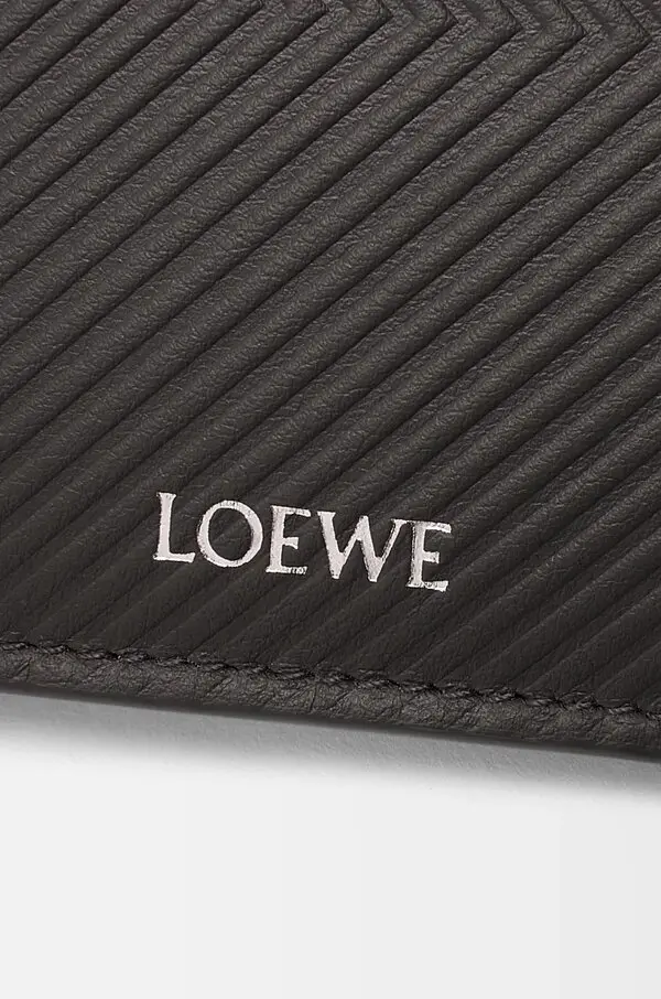 Loewe Bifold Wallet In Textured Classic Calfskin