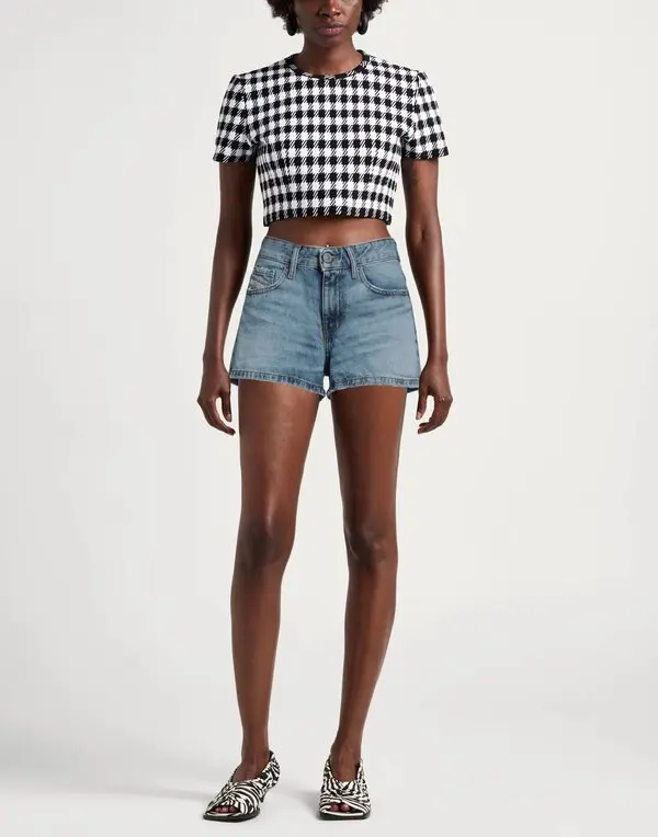 DIESEL® Medium Wash Denim Hot Pants