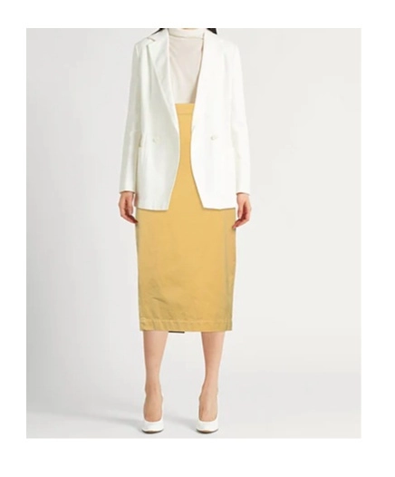 Max Mara Gabardine Pencil Skirt