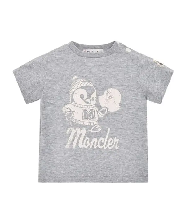 Moncler Stretch Cotton Jersey T-shirt With Graphic