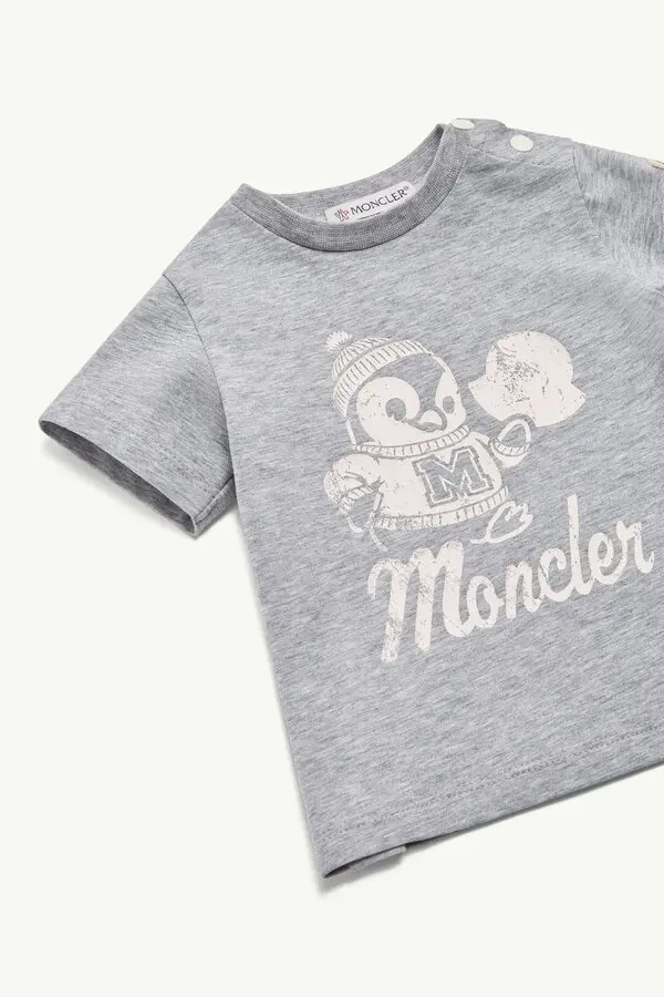 Moncler Stretch Cotton Jersey T-shirt With Graphic