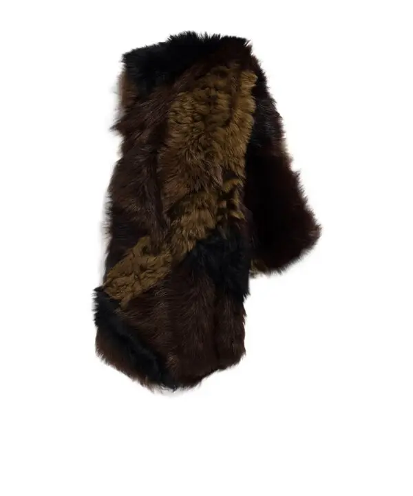 Miu Miu Shearling Patchwork Stole