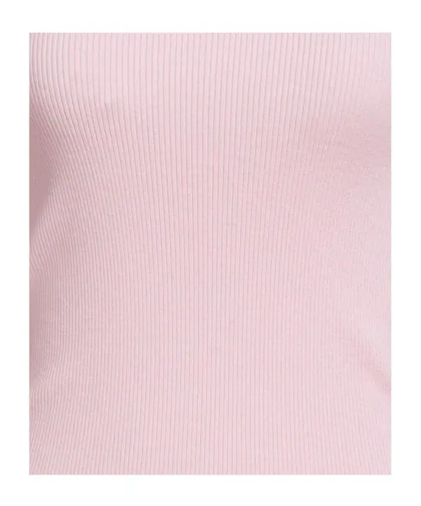 Burberry Ribbed Turtleneck Long-sleeve Knit - Pink