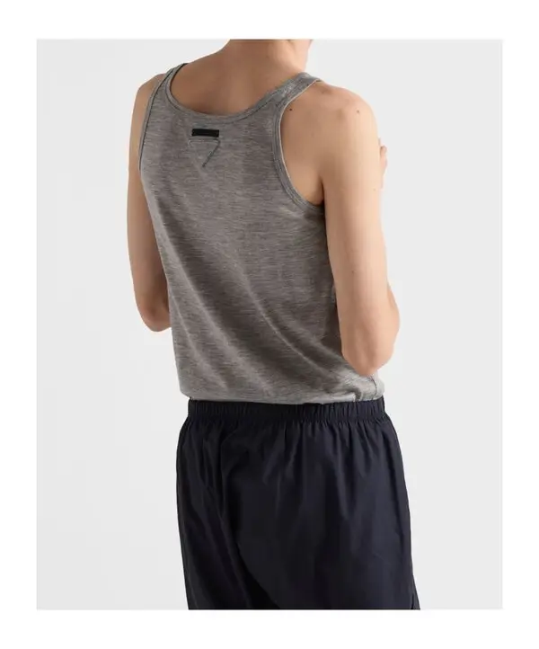 Prada Cashmere And Silk Tank Top