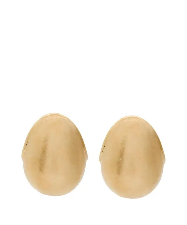 Jacquemus Les Bouclés Raisin Brushed Drop Earrings