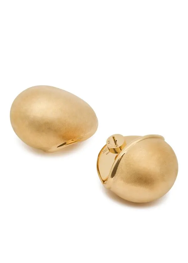 Jacquemus Les Bouclés Raisin Brushed Drop Earrings