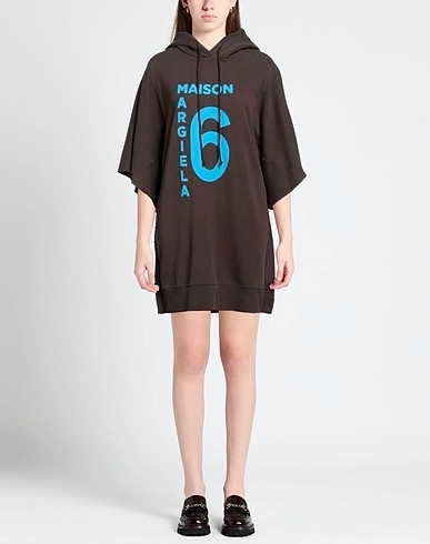 MAISON MARGIELA Printed Hooded Dress