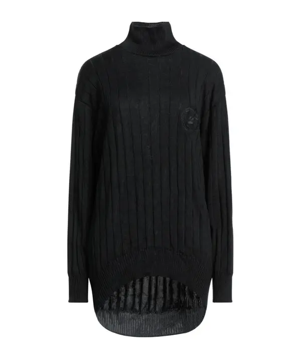 Balenciaga Ribbed Turtleneck Knit Sweater